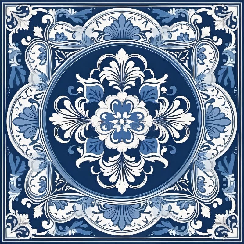 Mediterranean Blue Tile Patterns, Portuguese Tile Patterns, Ceramic ...