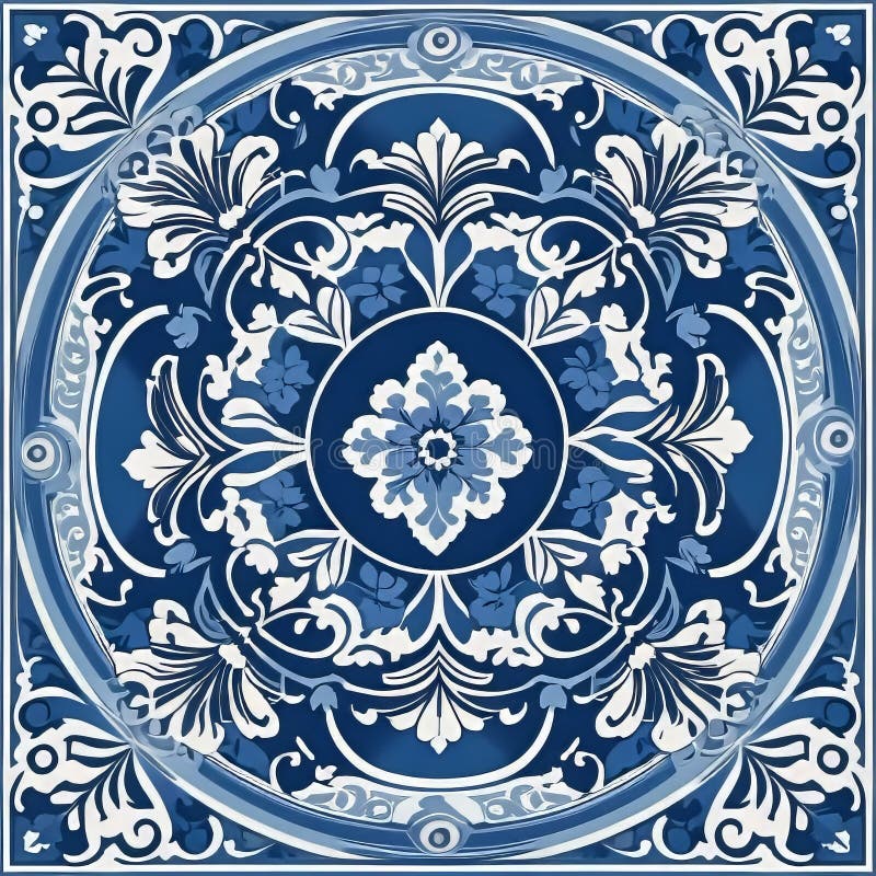 Mediterranean Blue Tile Patterns, Portuguese Tile Patterns, Ceramic ...