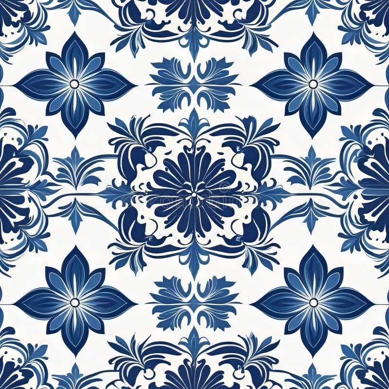 Mediterranean Blue Tile Patterns, Portuguese Tile Patterns, Ceramic ...