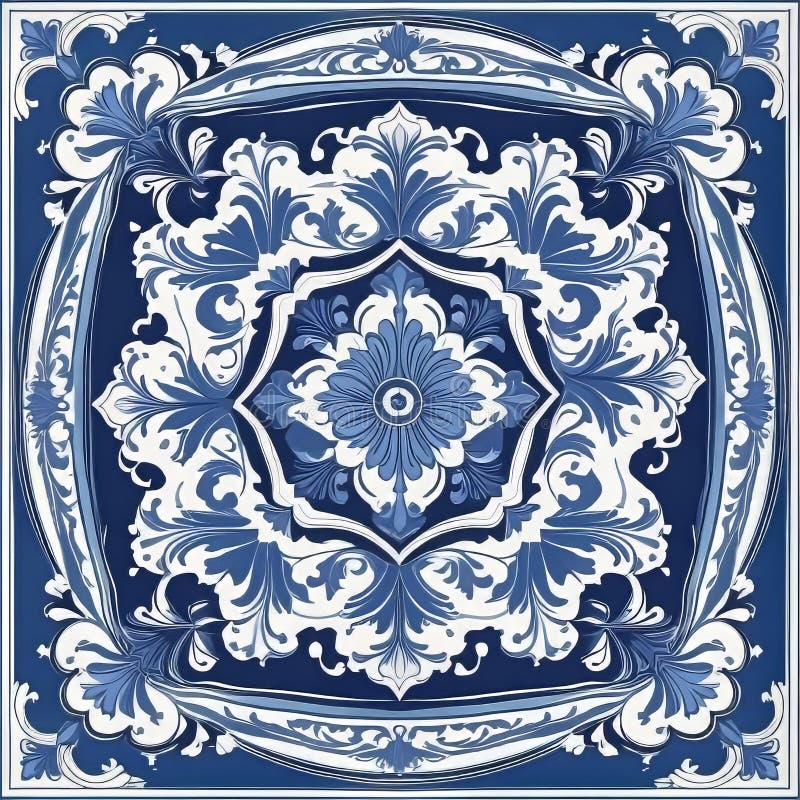 Mediterranean Blue Tile Patterns, Portuguese Tile Patterns, Ceramic ...