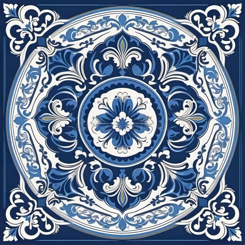 Mediterranean Blue Tile Patterns, Portuguese Tile Patterns, Ceramic ...