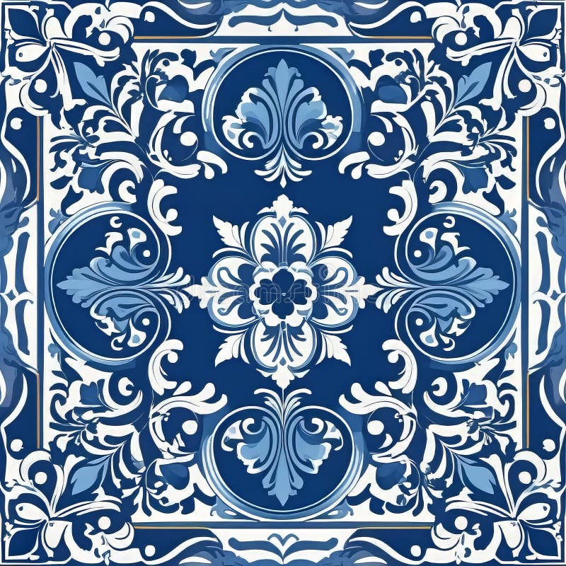 Mediterranean Blue Tile Patterns, Portuguese Tile Patterns, Ceramic ...