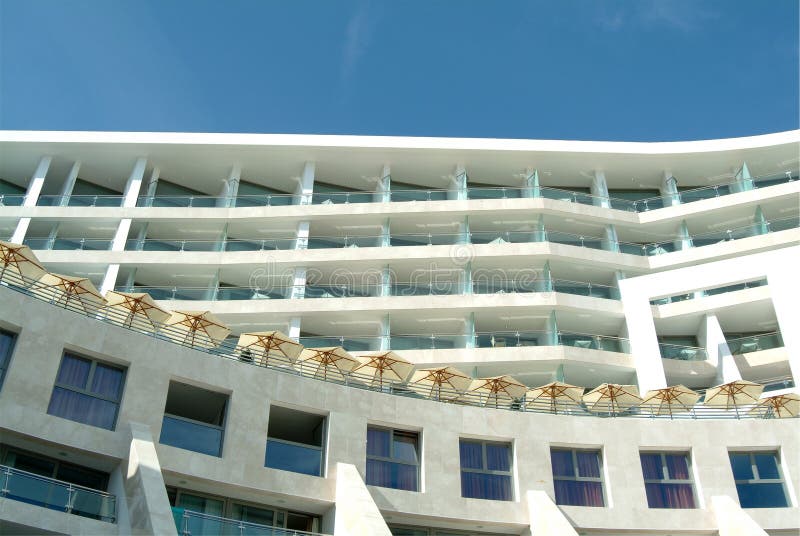 Mediterranean Building Spa Hotel Stock Photo - Image of house, summer ...