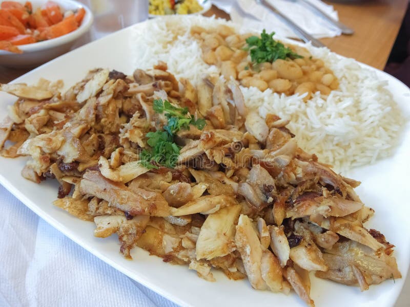 Chicken Shawarma With Rice