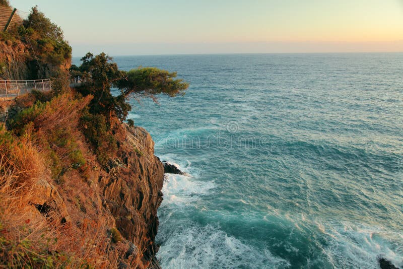 Mediterranean coast stock image. Image of blue, panorama - 26632665