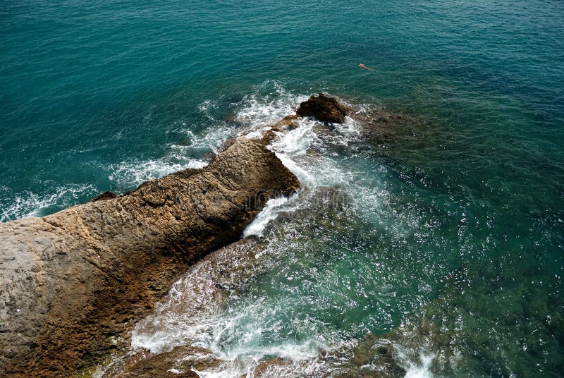 Mediterranean coast stock image. Image of ocean, coastline - 3497377