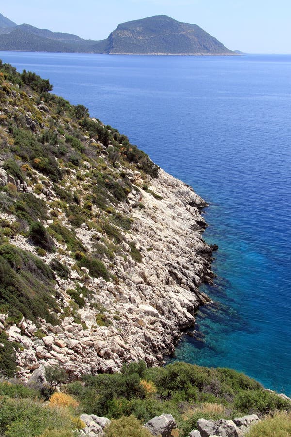 Mediterranean coast stock image. Image of water, mediterranean - 31944769