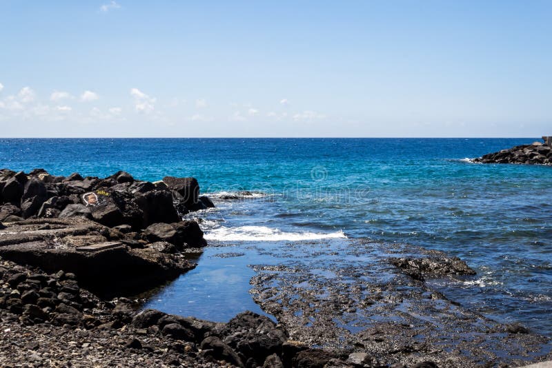 Mediterranean coast stock image. Image of beach, discovery - 59768997