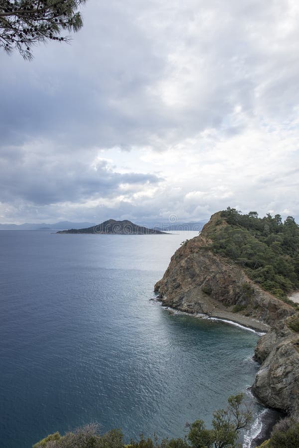 Mediterranean Coastal Scenery Stock Image - Image of destinations ...