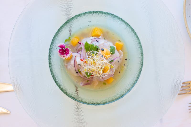 Mediterranean Fish Dish stock image. Image of gourmet - 173595641