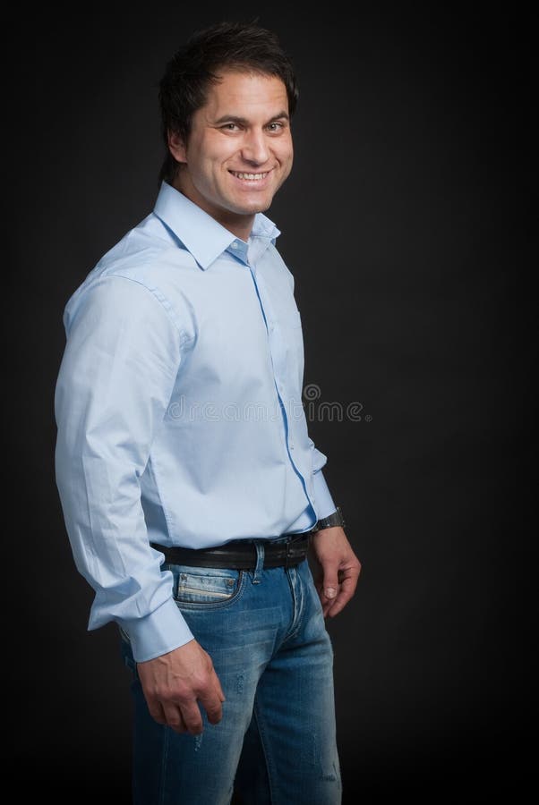 Mediterranean Man - Portrait. Stock Image - Image of portrait, iranian ...