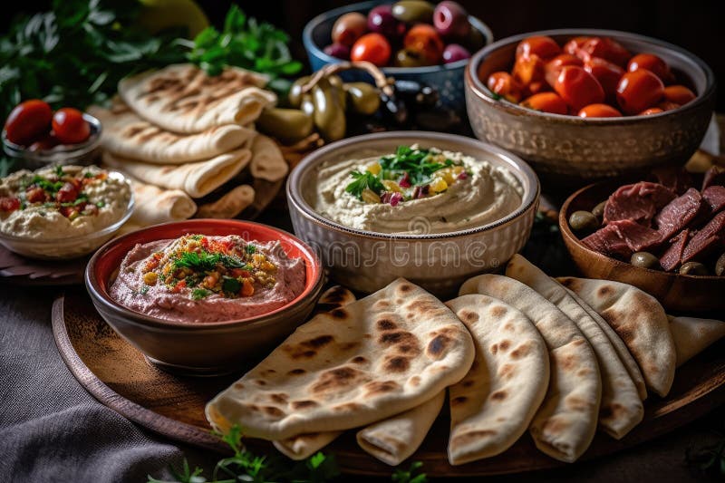 Mezze Meal Stock Illustrations – 94 Mezze Meal Stock Illustrations ...