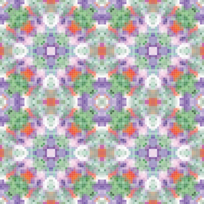 Mediterranean Mosaic Seamless Pattern Design, Repeat Textile Design ...