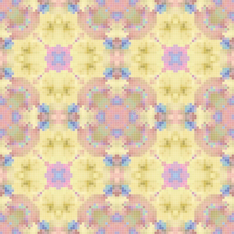 Mediterranean Mosaic Seamless Pattern Design, Repeat Textile Design ...