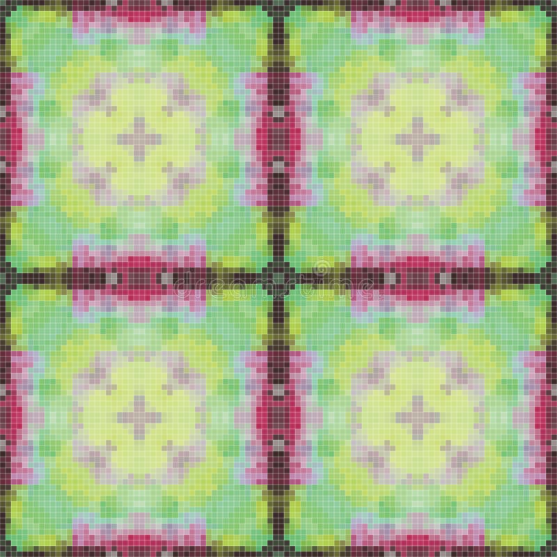 Mediterranean Mosaic Seamless Pattern Design, Repeat Textile Design ...