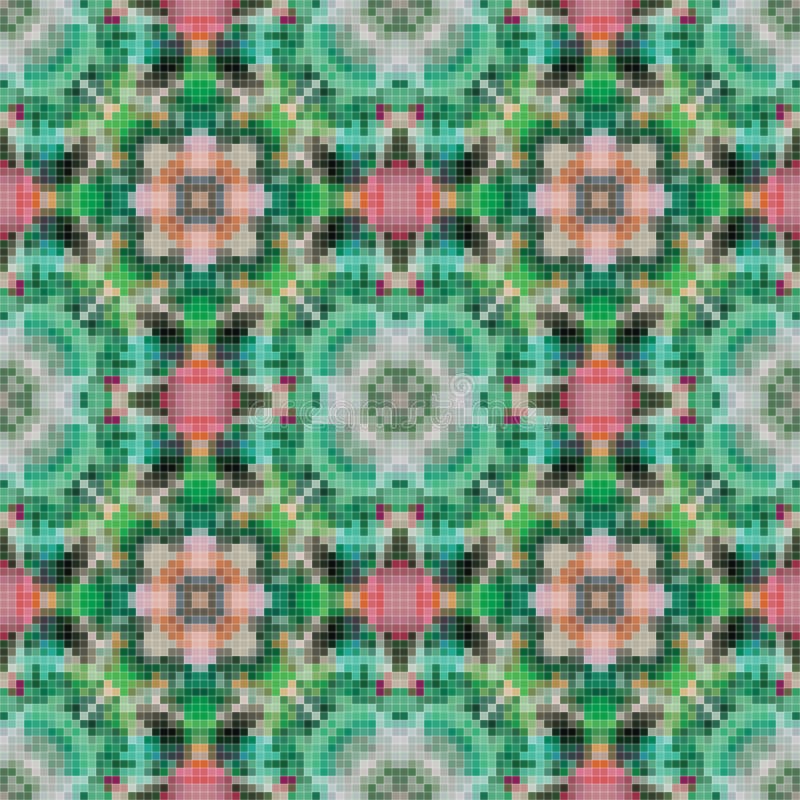 Mediterranean Mosaic Seamless Pattern Design, Repeat Textile Design ...