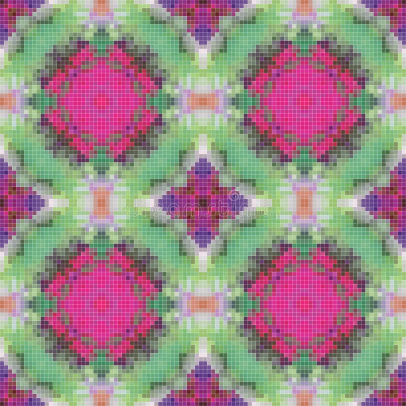 Mediterranean Mosaic Seamless Pattern Design, Repeat Textile Design ...