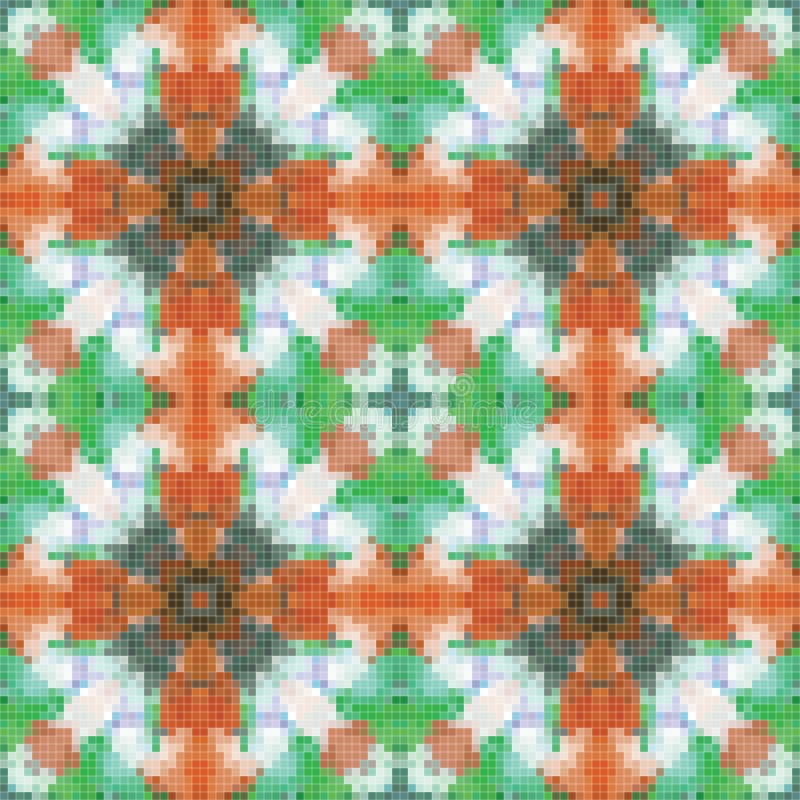 Mediterranean Mosaic Seamless Pattern Design, Repeat Textile Design ...