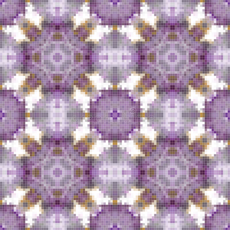 Mediterranean Mosaic Seamless Pattern Design, Repeat Textile Design ...