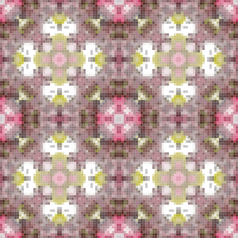 Mediterranean Mosaic Seamless Pattern Design, Repeat Textile Design ...