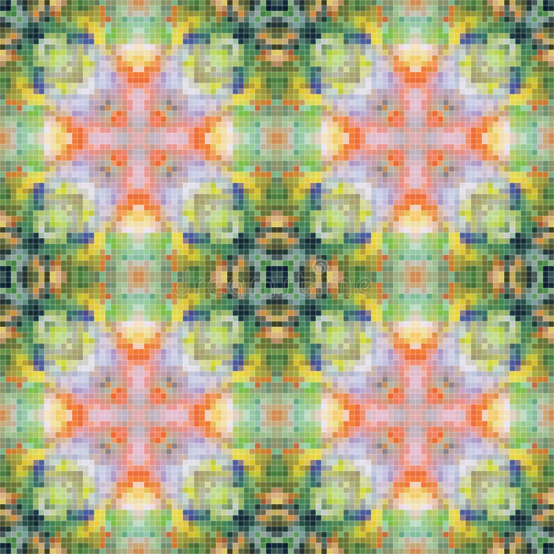 Mediterranean Mosaic Seamless Pattern Design, Repeat Textile Design ...