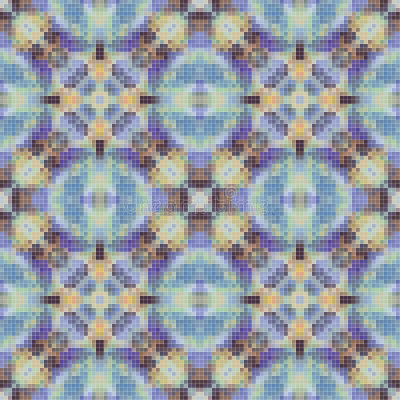 Mediterranean Mosaic Seamless Pattern Design, Repeat Textile Design ...