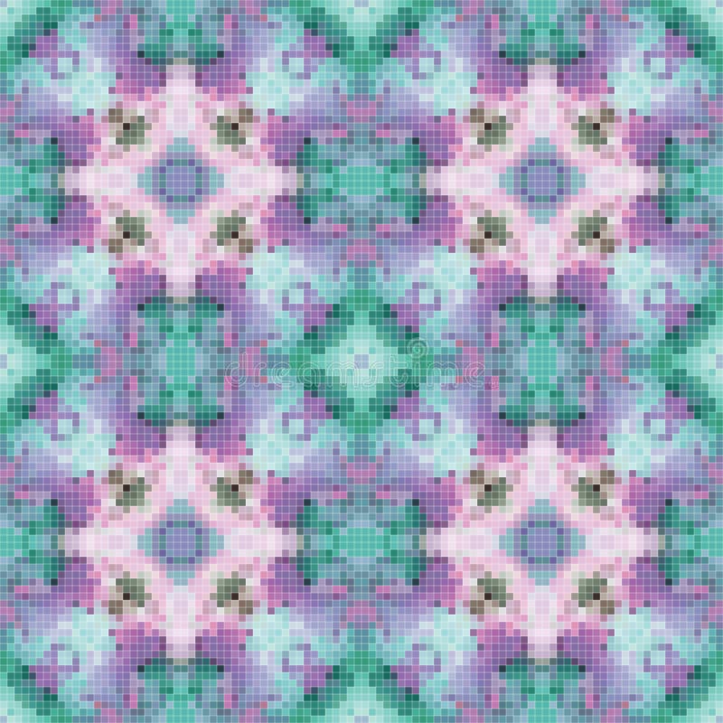 Mediterranean Mosaic Seamless Pattern Design, Repeat Textile Design ...