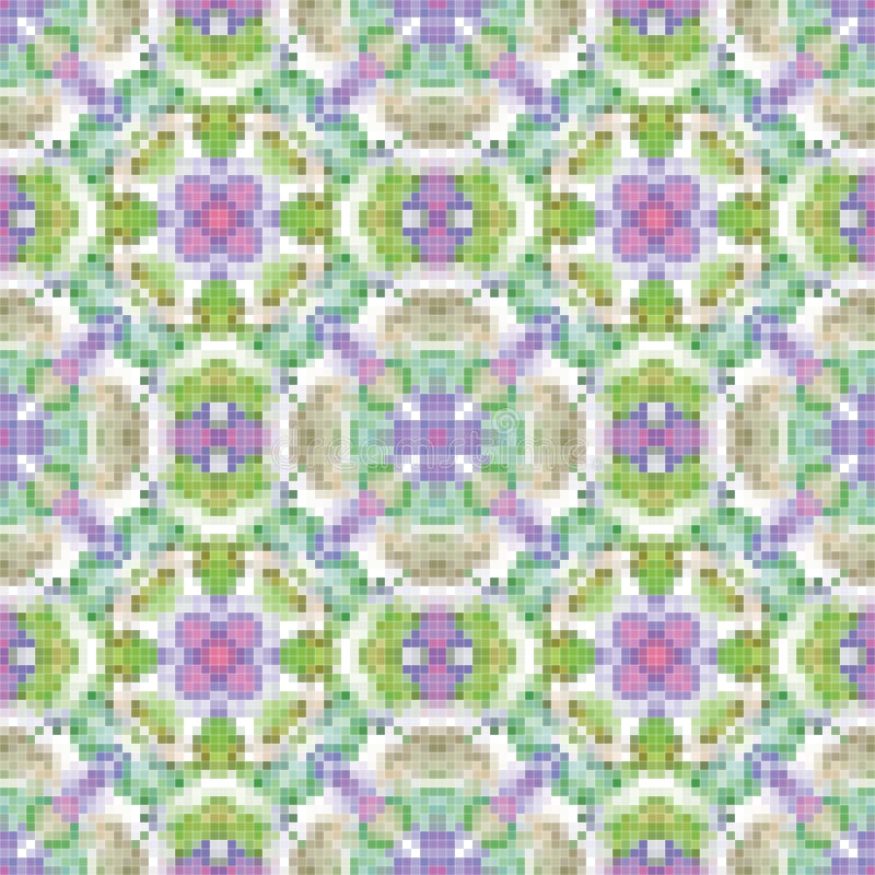 Mediterranean Mosaic Seamless Pattern Design, Repeat Textile Design ...