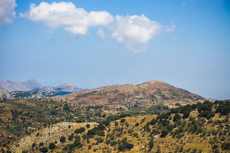 Mediterranean Sea, Mountain and Sky Stock Photo - Image of summer ...