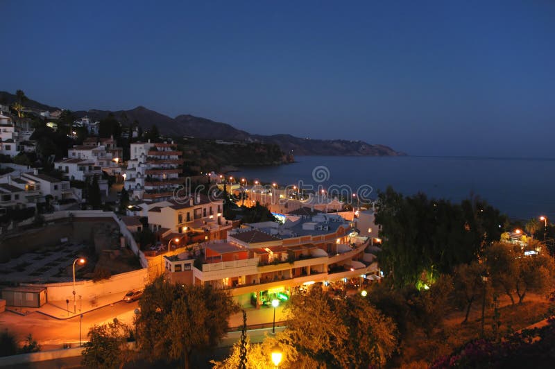 Mediterranean by night stock photo. Image of evening, summer - 1138784