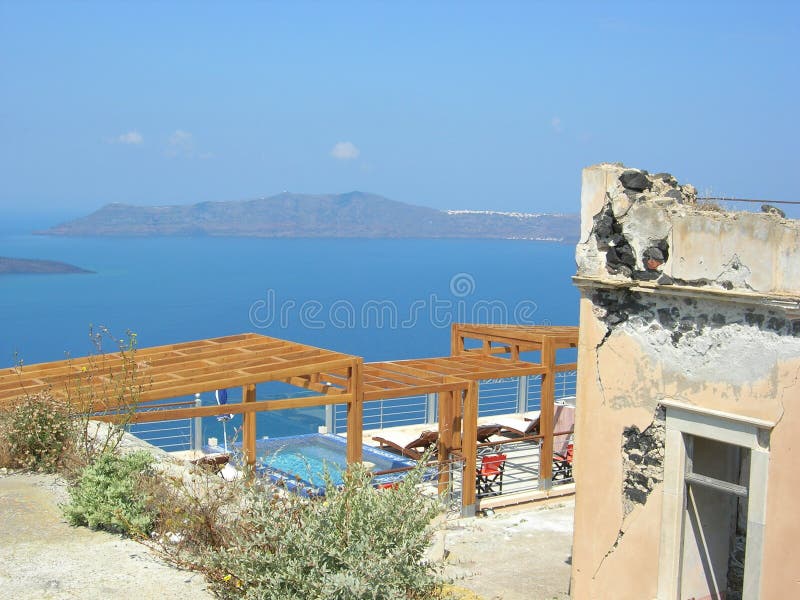Mediterranean Ocean View stock image. Image of volcano - 5862515