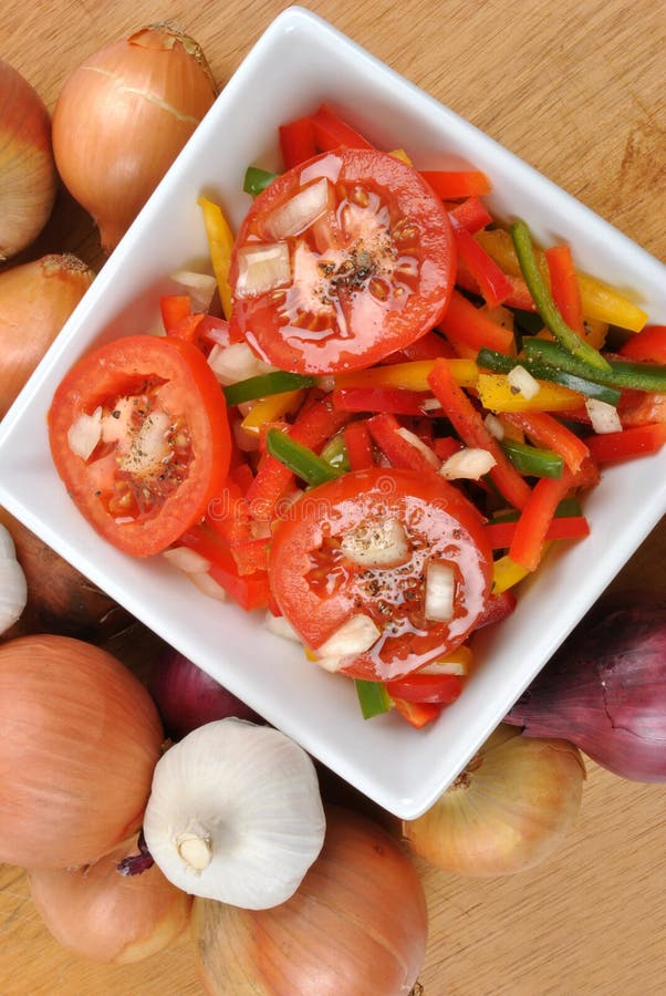 Mediterranean Paprika Salad Stock Image - Image of dieting, fine: 12947039