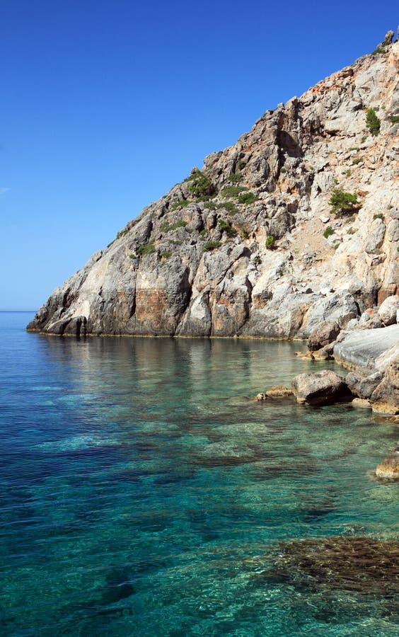 Mediterranean scene stock photo. Image of turquoise, island - 6535146