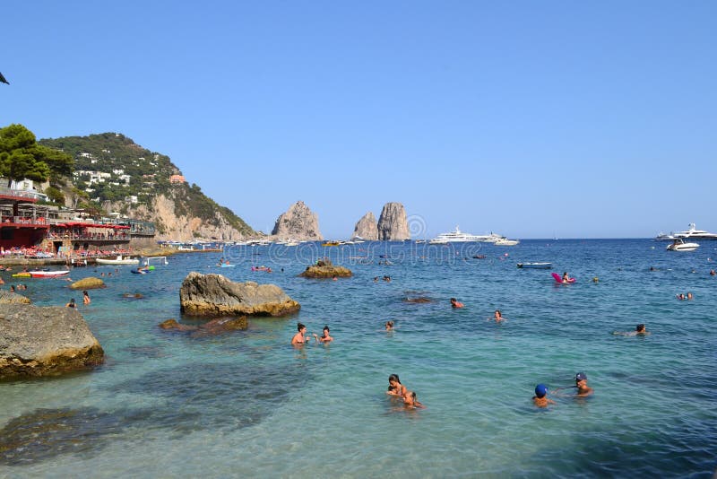 Mediterranean Sea, Capri`sea Editorial Photography - Image of outside ...