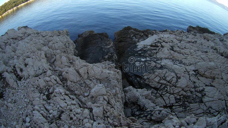 Man on the desert beach stock image. Image of winter - 84268081