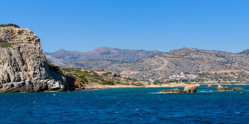 Mediterranean Sea. Crete. Greece Stock Image - Image of warmly ...