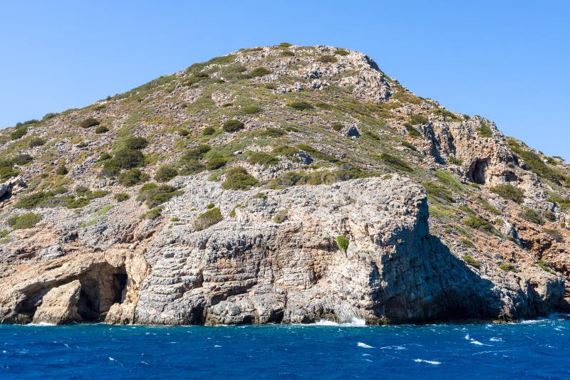 Mediterranean Sea. Crete. Greece Stock Photo - Image of perspective ...