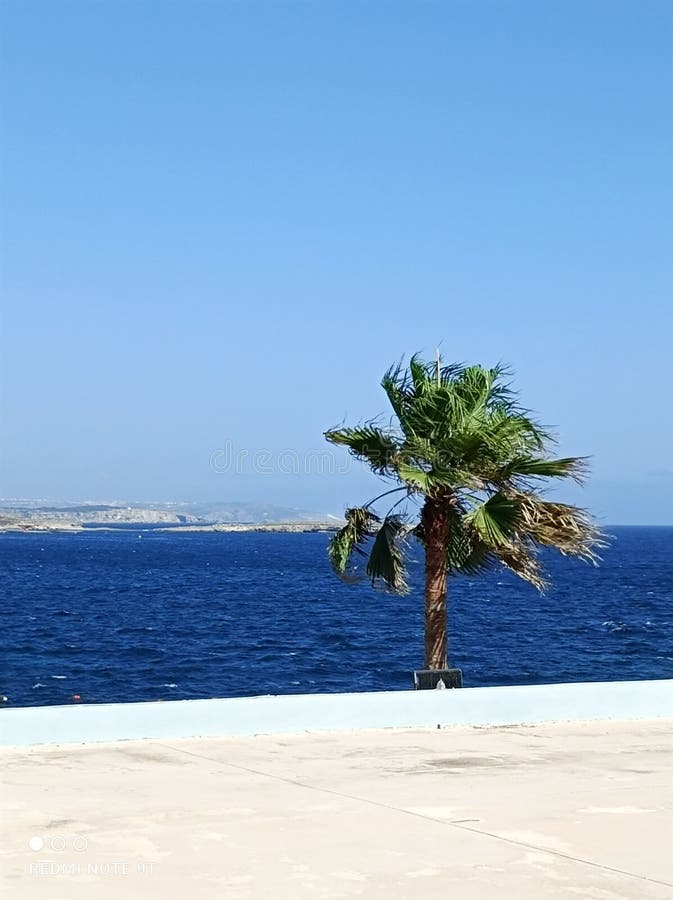 Mediterranean Sea, Malta. Colors of Malta. Beautiful Malta. Panoramic ...