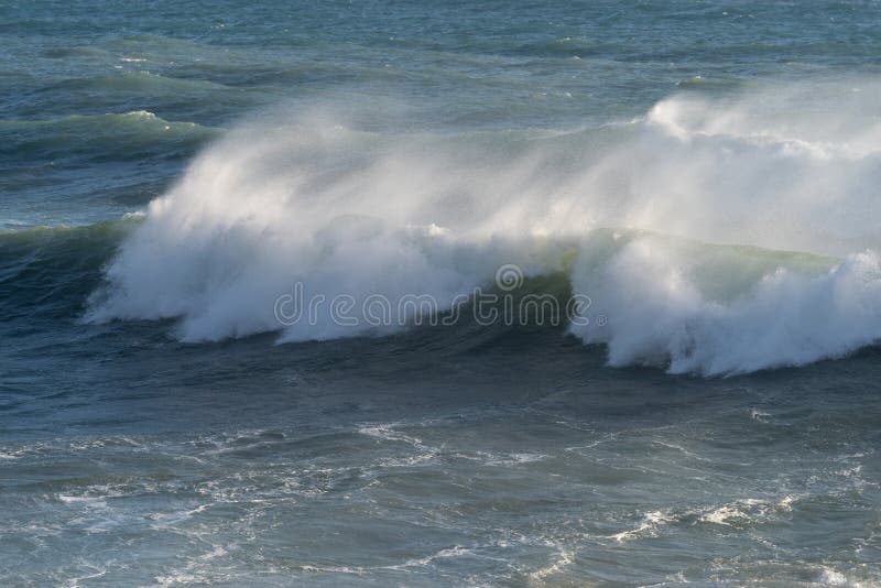 Waves Breaking on the Coast Stock Photo - Image of fall, waves: 108049300