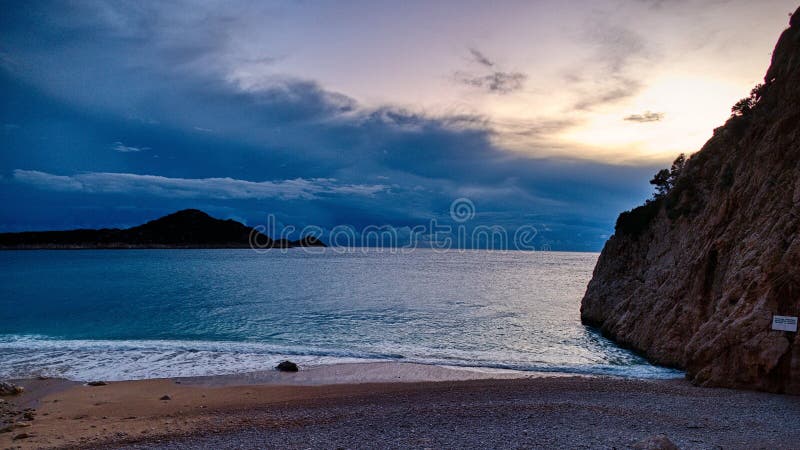 Mediterranean Sea Shore in Turkey Stock Photo - Image of travel ...