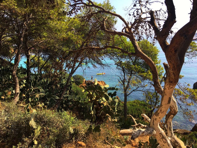 Mediterranean Sea, Tipaza, Algeria Stock Image - Image of exterior ...