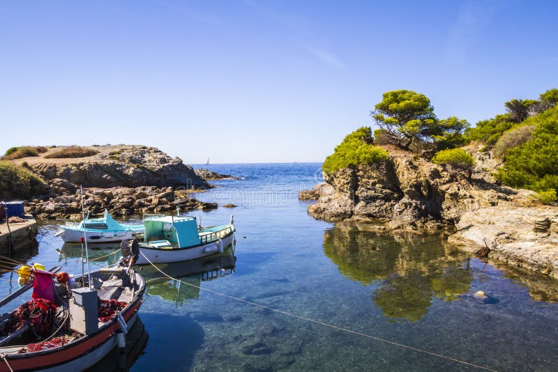 The mediterranean shore stock image. Image of blue, littoral - 50282117