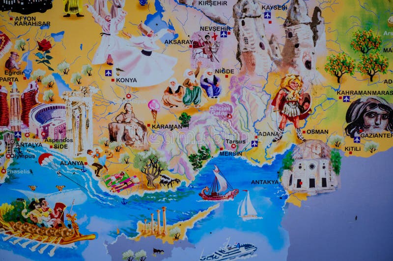 Mediterranean, South East and Central Anatolia Region Map of Turkey ... Mediterranean, South East and Central Anatolia Region Map of Turkey ...
