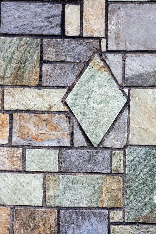 Mediterranean Style Stone Wall Stock Image - Image of material ...