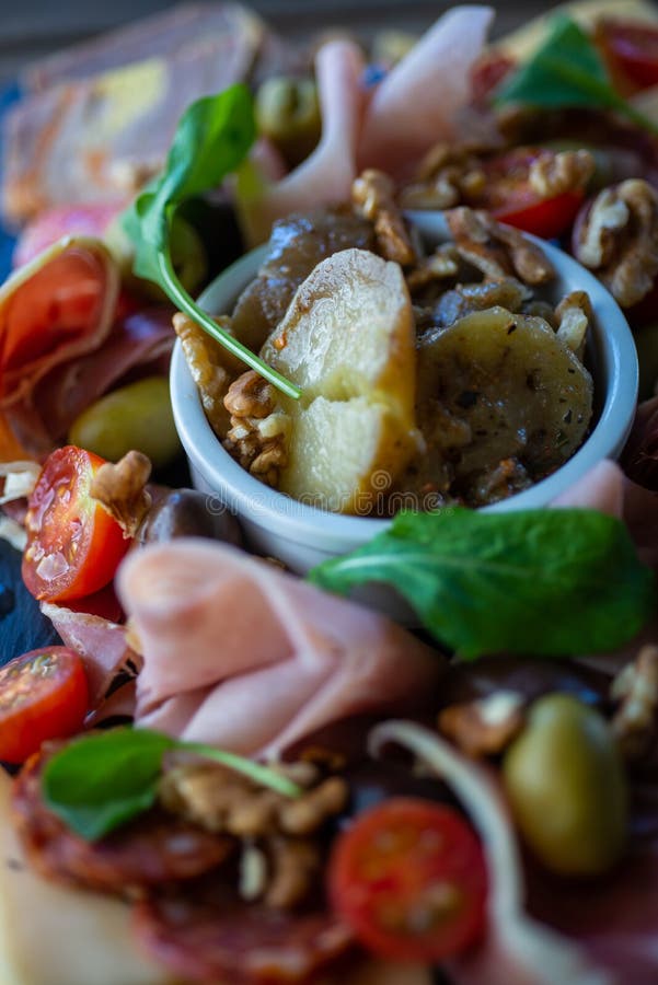 Traditional Mediterranean Food Stock Image - Image of mediterranean ...