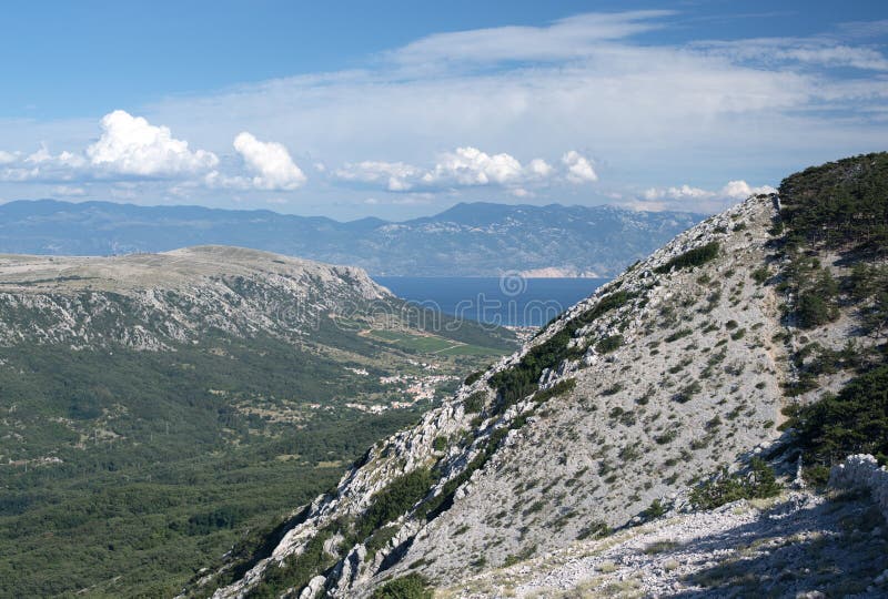 The Mediterranean valley stock image. Image of tourist - 106494791