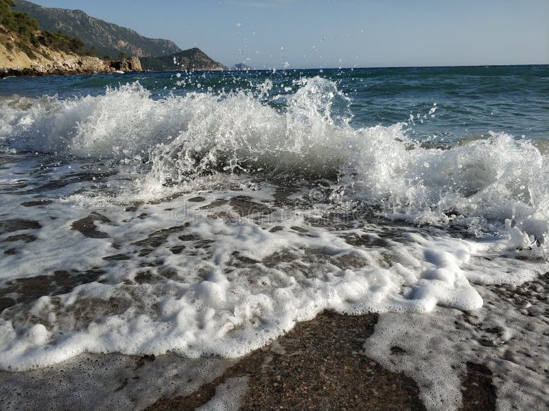 Sea, Water, Beach, Nature, Spring Stock Image - Image of freezing ...