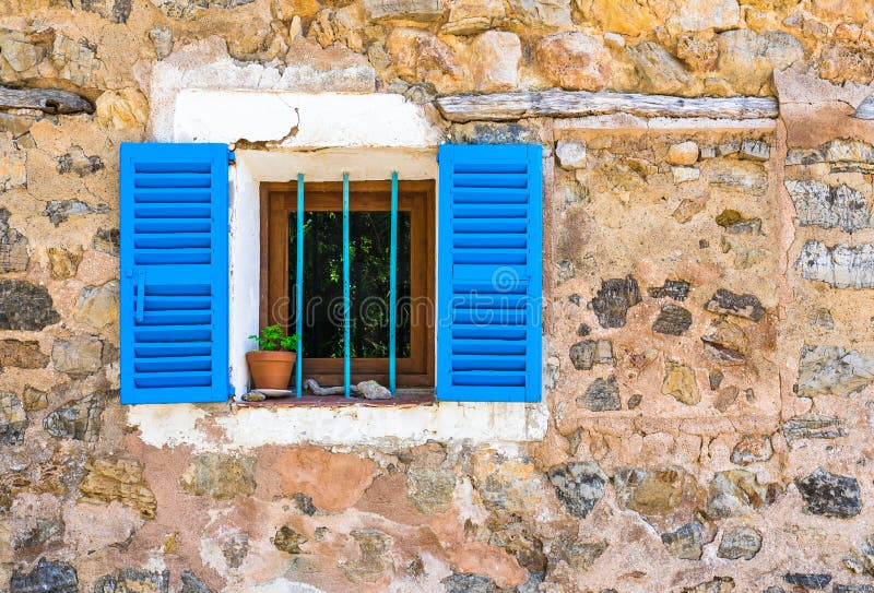 Mediterranean Window stock image. Image of grid, italy - 91315775