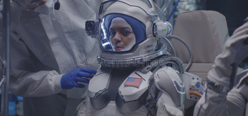 Astronaut Getting Ready for Flight Stock Image - Image of assistance ...