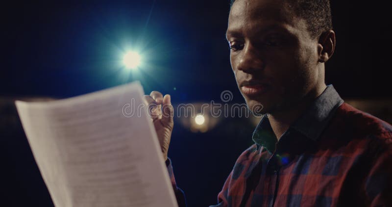 Actor Reading His Script Stock Photos - Free & Royalty-Free Stock ...